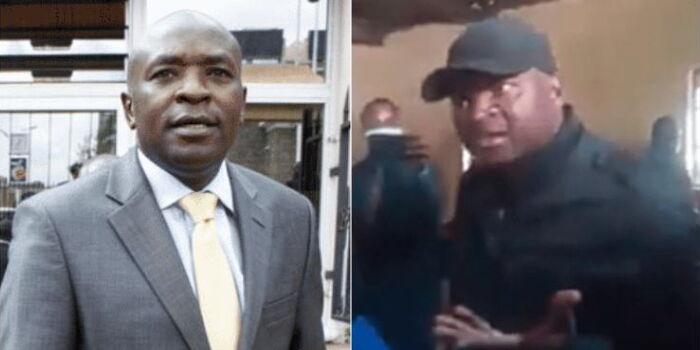 Cliff Ombeta: Echesa Was Fixing IEBC Official's Facemask - Kenyans.co.ke Cliff Ombeta: Echesa Was Fixing IEBC Official's Facemask - Kenyans.co.ke